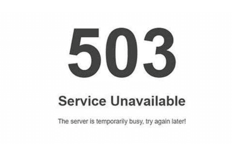 503 Interruptions Explained and How to Fix 503 Service Unavailable